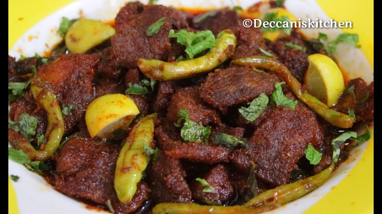 Hyderabadi Kadak Tala Hua Gosht| Talawa Gosht | Crispy Mutton Fry ...