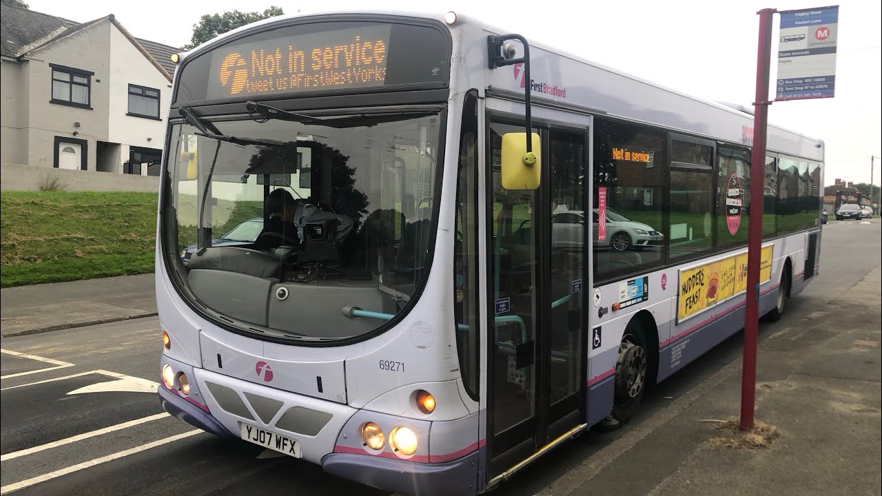 *beast* first Bradford Volvo B7RLE Wright eclipse urban 69271 YJ07 WFX ...