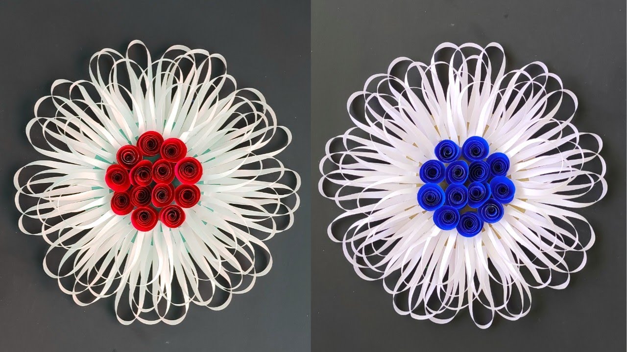 Beautiful white Paper | Paper craft home decoration | Wall Decor ...