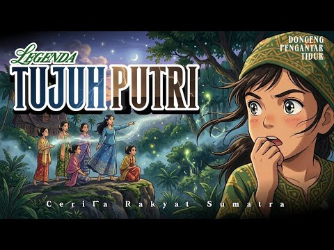 Dongeng Tidur:  Legenda Putri Tujuh | Dongeng Pengantar Tidur Paling Adem & Menyentuh Hati