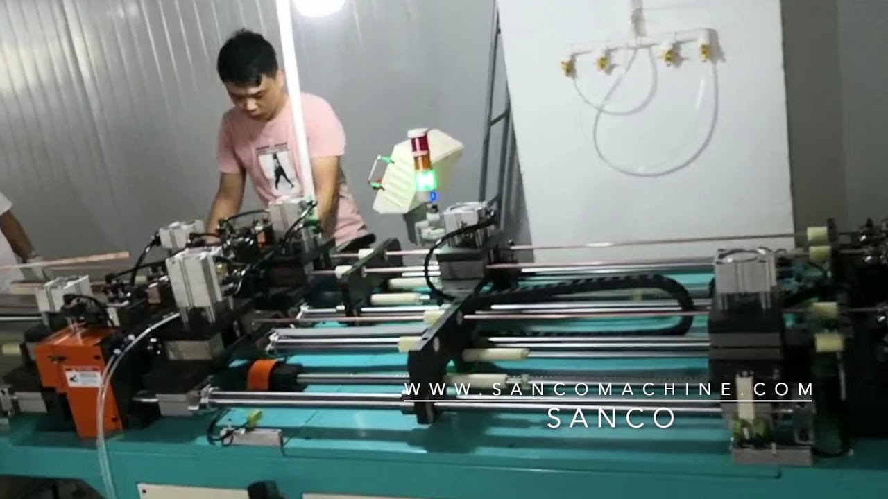 open coil uncoil straighten chipless cutting machine.Enderezar, máquina ...