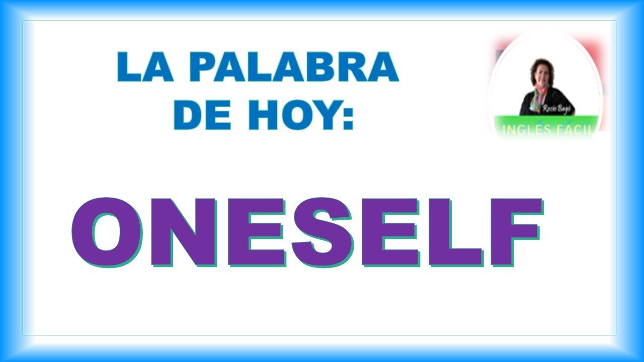 CU L ES EL SIGNIFICADO DE ONESELF INGL S F CIL CON ROC O BAG cu-l-es-el-significado-de-oneself-ingl-s-f-cil-con-roc-o-bag