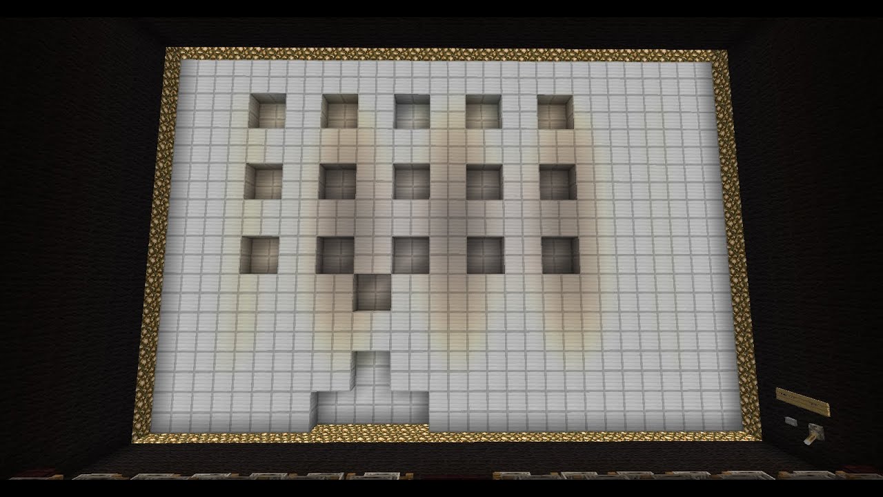 working movie theater in minecraft (150 pixels!) - YouTube