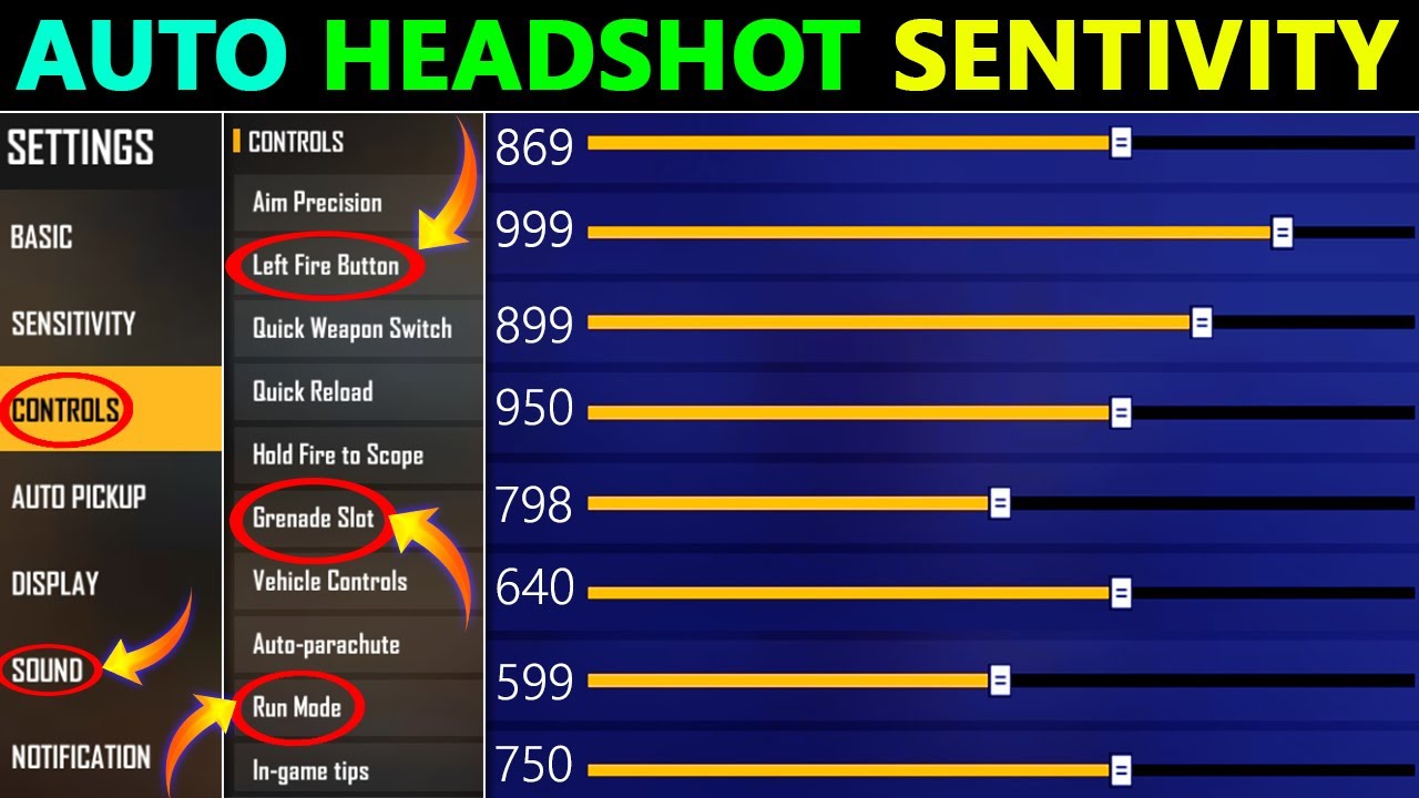 🎯 HEADSHOT🎯 👽Sensitivity Settings ⚡⚡ + DPI 📱 [ Secret Auto HEADSHOT ...
