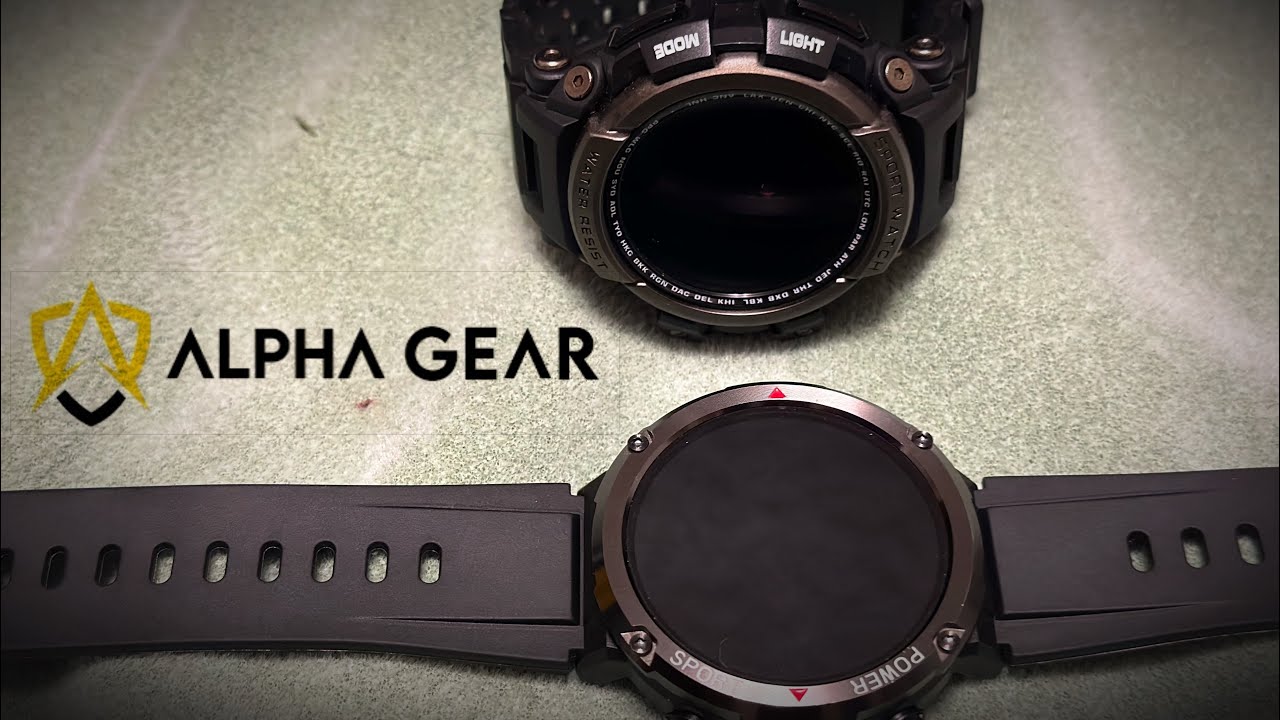 BRAVO XL and DELTA PRO smart watch | Alpha Gear USA - YouTube