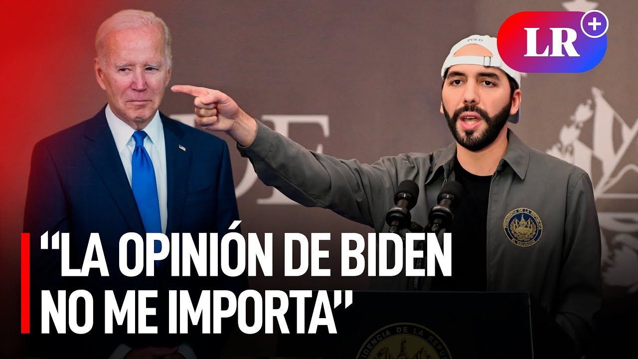 Nayib Bukele criticó el mandato de Joe Biden y llamó obsoleta a la CNN ...