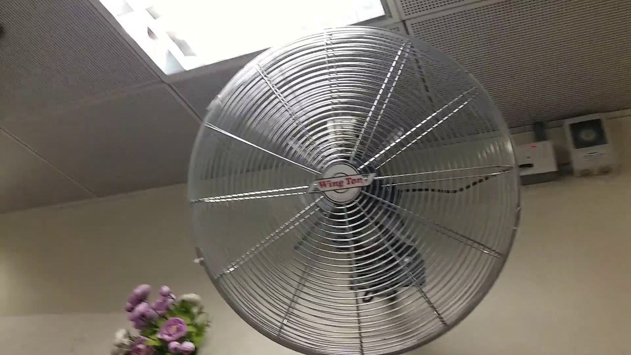 男廁Wington wall fan - YouTube