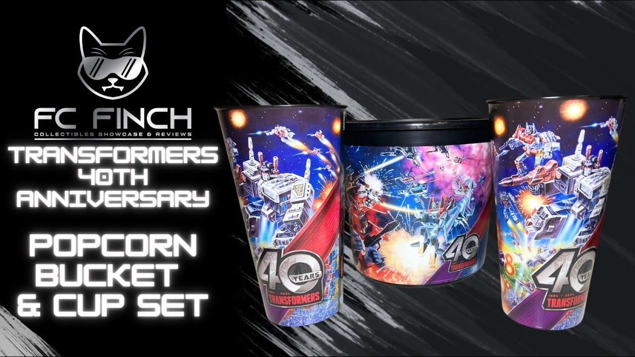 TRANSFORMERS 40th ANNIVERSARY POPCORN BUCKET & CUP SET: FINCH REVIEWS ...