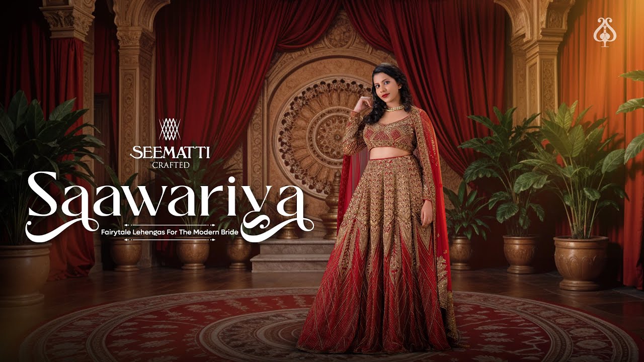 Red royalty is redefined | Seematti Crafted | Lehanga - YouTube
