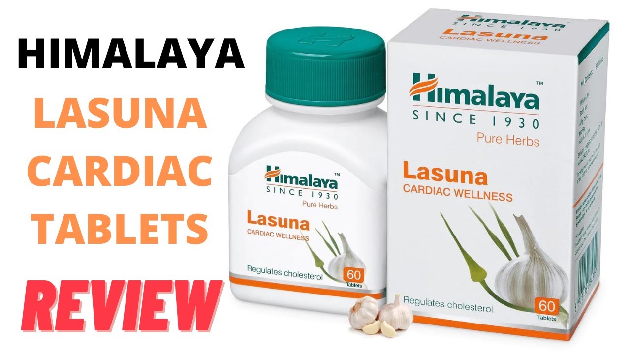 Himalaya Lasuna Cardiac Wellness Garlic Tablets | Reduce your ...