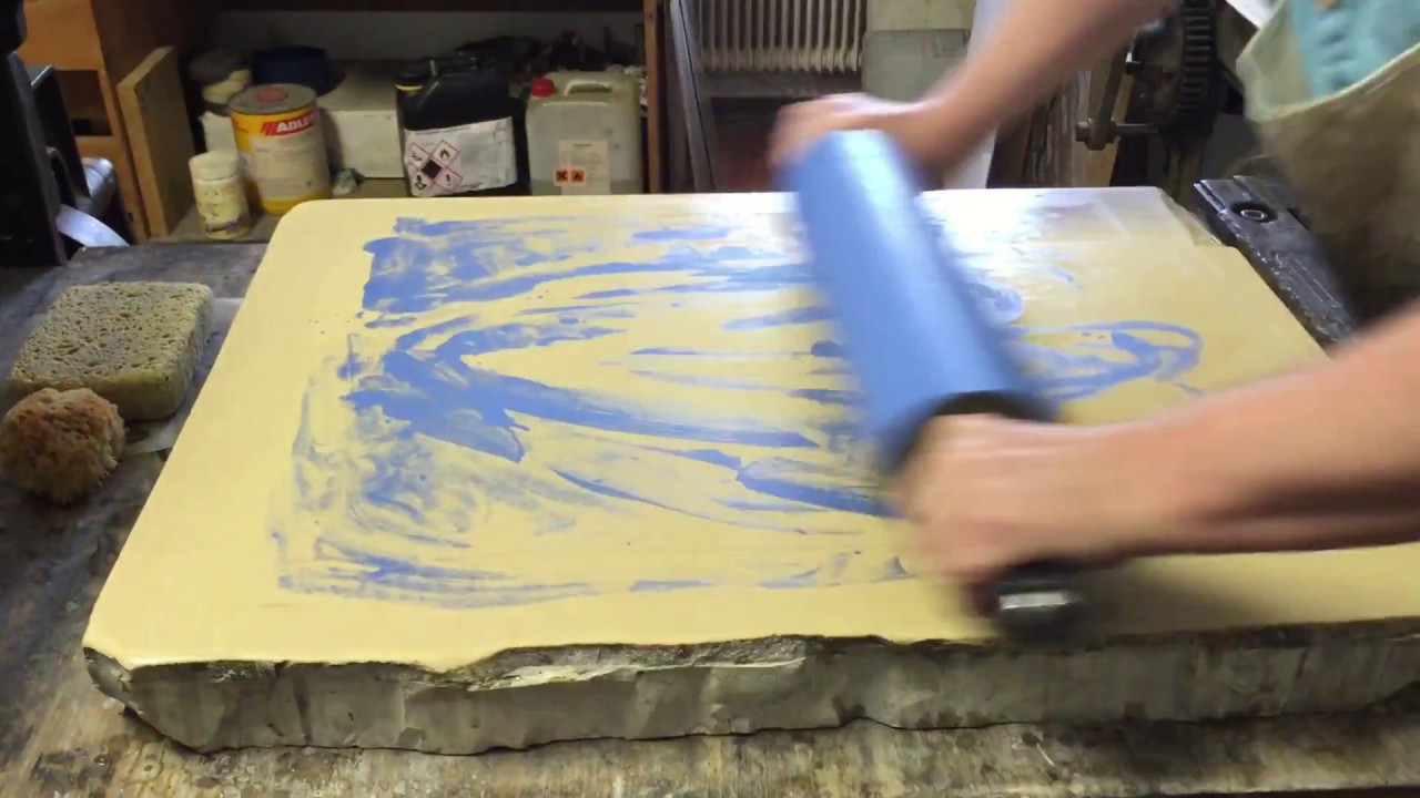 Lithografie - so wird gedruckt - YouTube