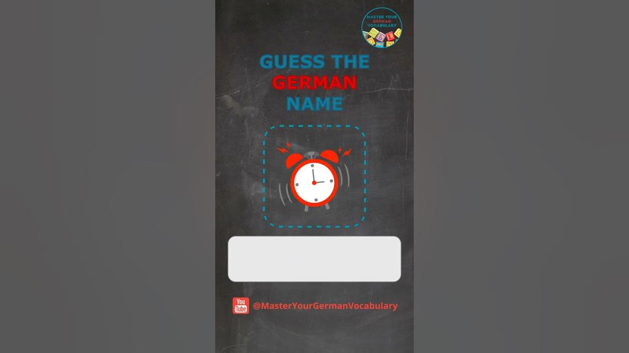 Guess the German name! Das Schlafzimmer / The bedroom #2 - Learn German ...