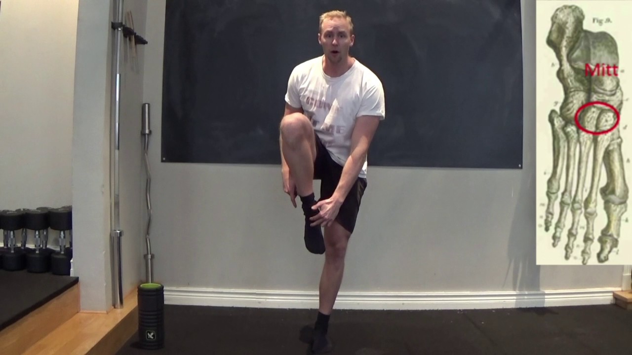 Styrkelyftsrörlighet 18 Ovansida fot - YouTube