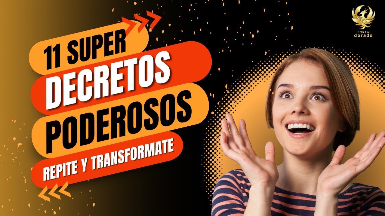 ⏰ 11 decretos poderosos para iniciar el día - YouTube