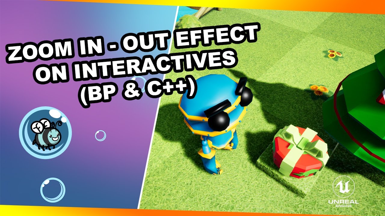 Zoom In-Out effect on Interactive objects (BP & C++) - YouTube