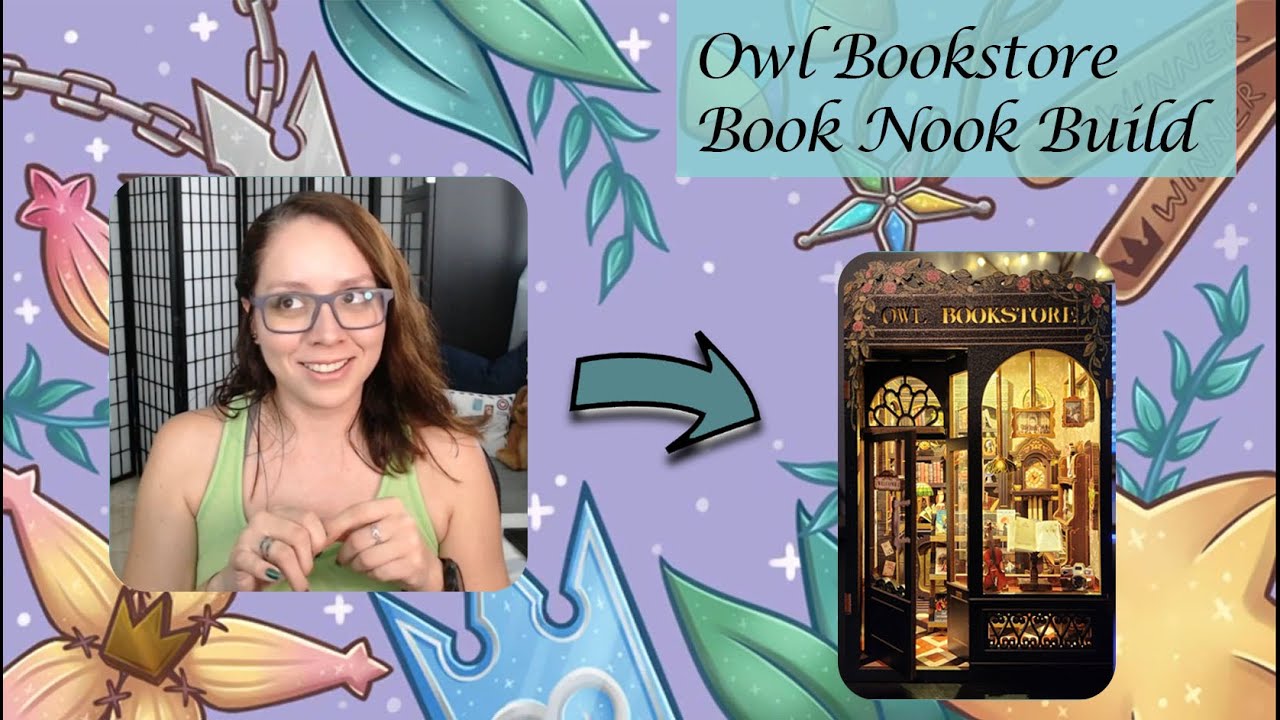 Another Book Nook Build! (Owl Bookstore) - YouTube