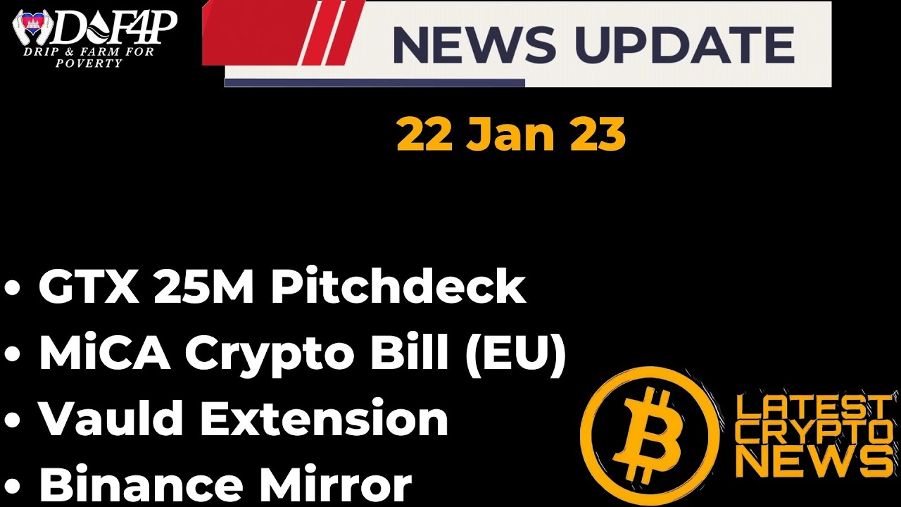 Drip Network MiCA bill Binance Mirror and Coinflex bankruptcy latest ...