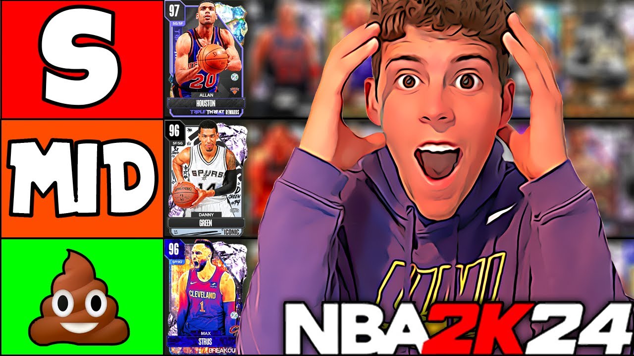BEST SHOOTING GUARDS TIER LIST! NBA 2K24 MyTEAM - YouTube