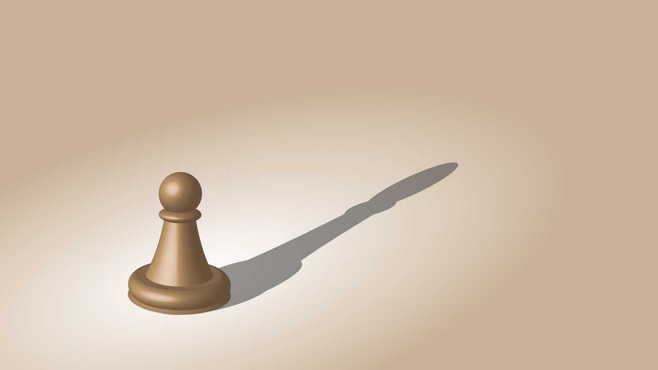 Create 3D Pawn Shape In Adobe Illustrator CC | Knack Graphics | - YouTube