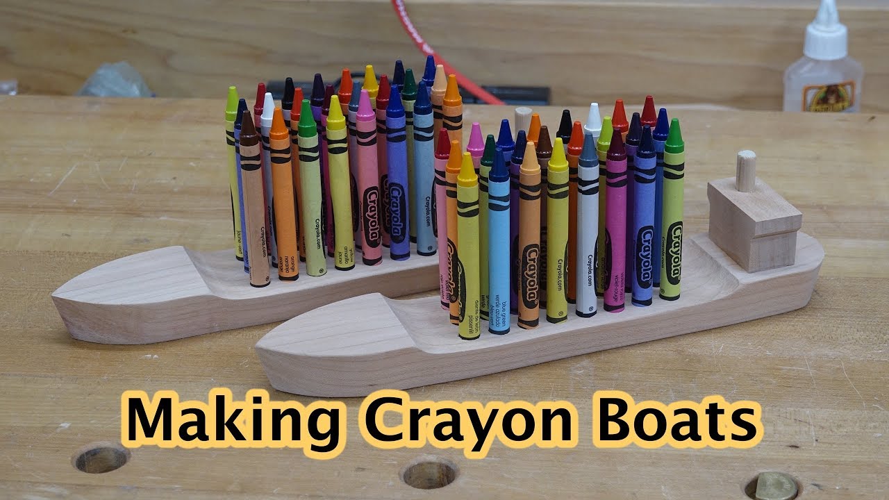 Making Crayon Boats - YouTube