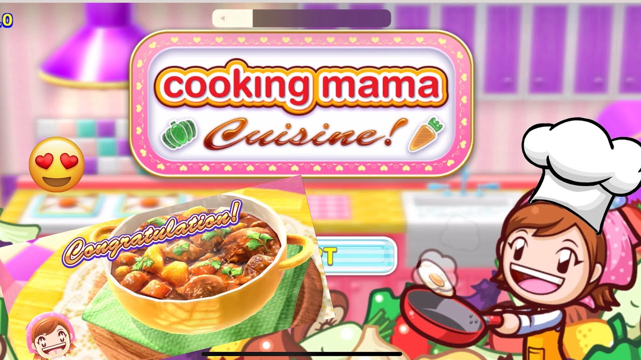Cook delicious beef stew with Cooking Mama Cuisine app ;) #gaming #fun ...
