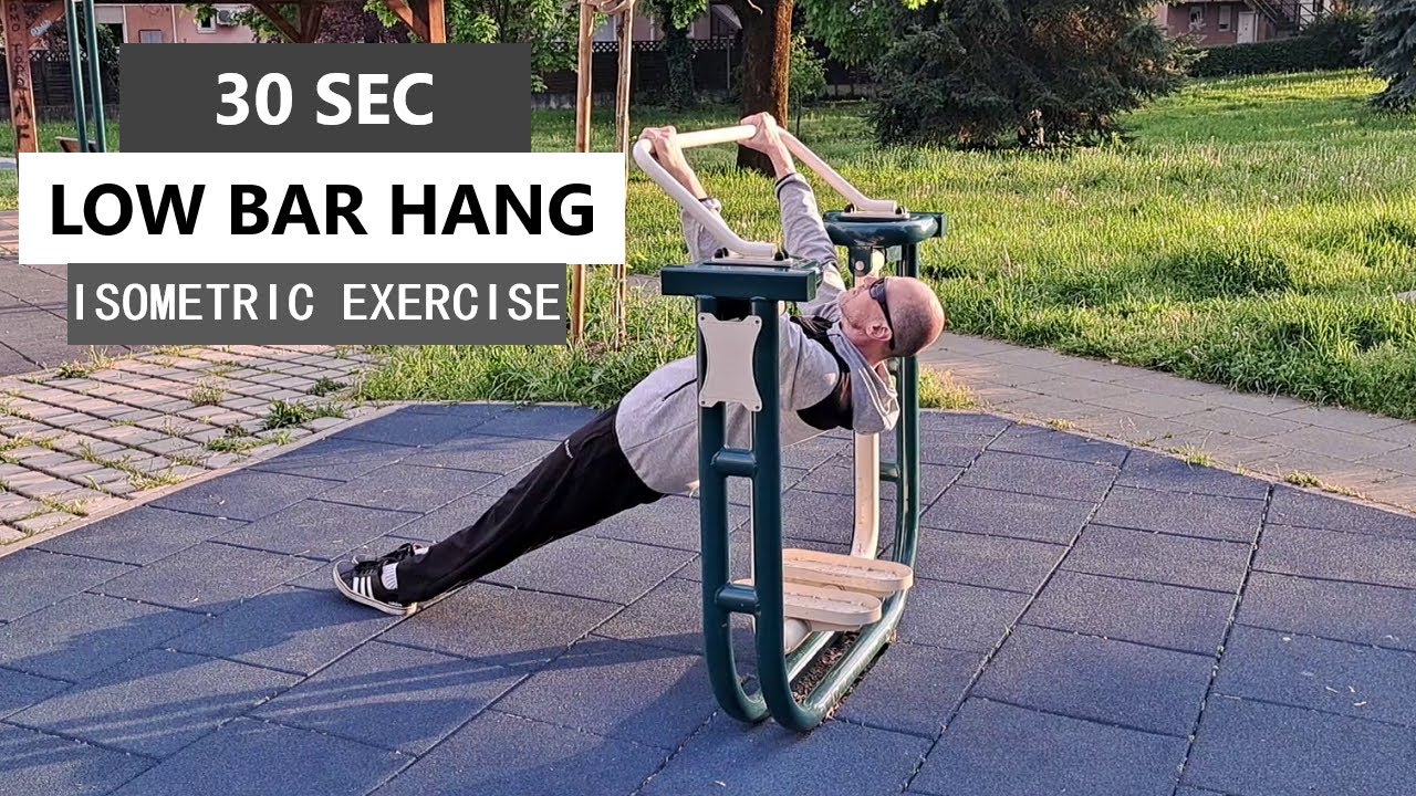 Strengthen Your Arms And Upper Back With Low Bar Hang - YouTube