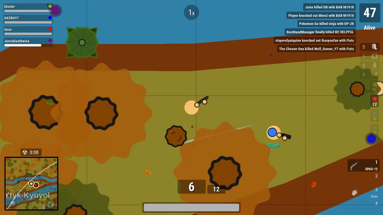 Surviv.io Woods Game Mode- Squads - YouTube