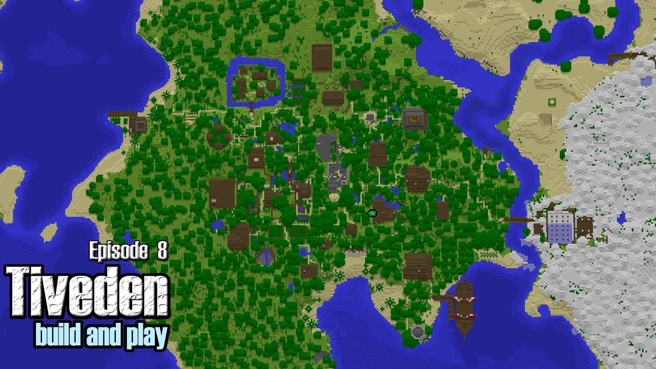 Minecraft Build & Play - Tiveden #8 - Map Making - YouTube