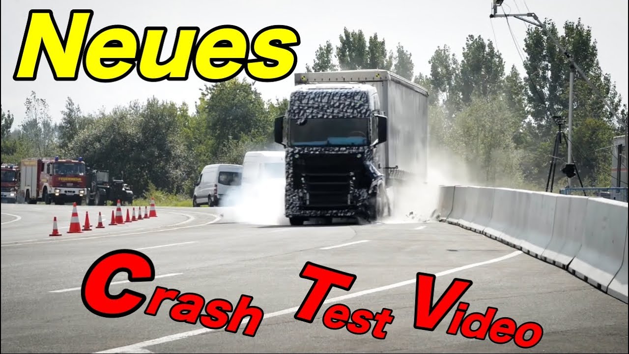 Neues Crash Test Video mit der New Generation Scania - YouTube