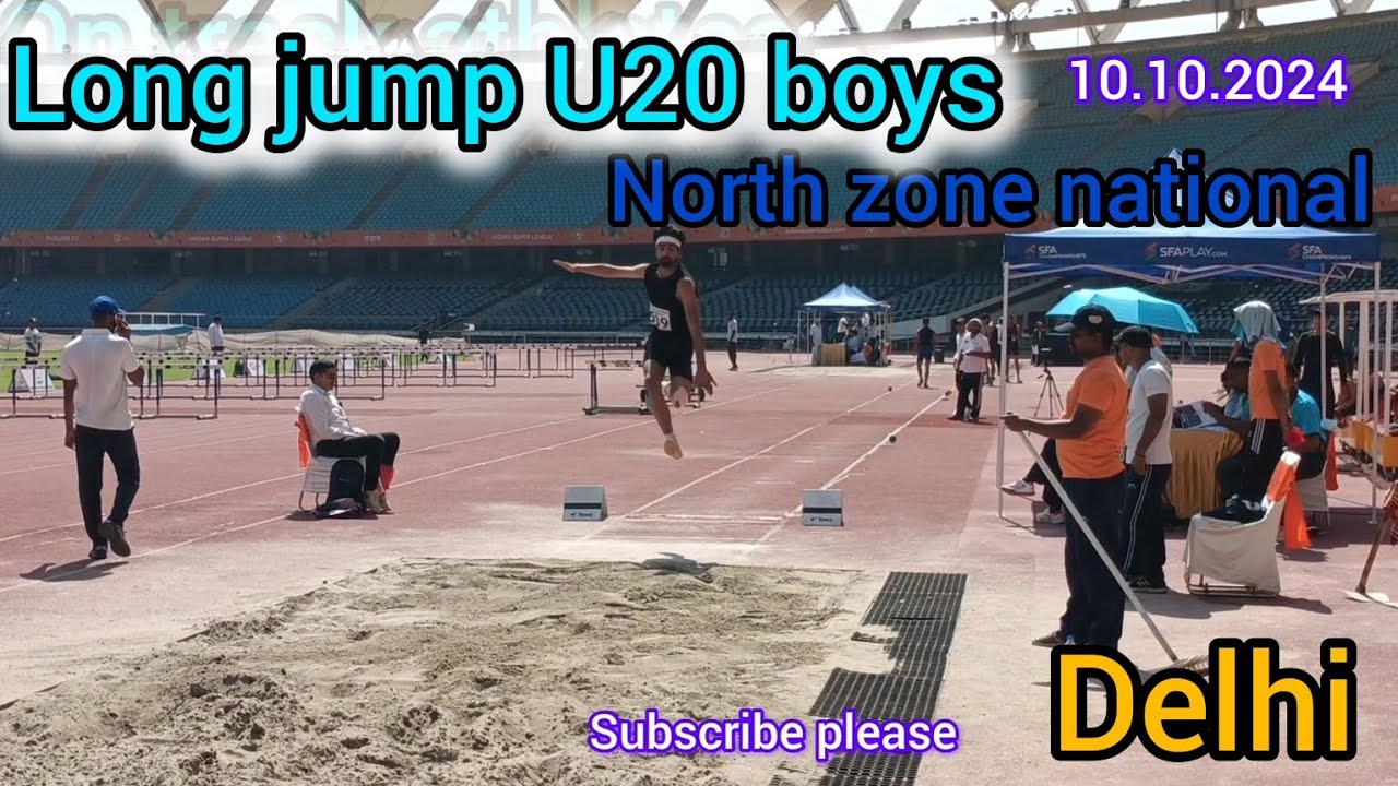 Long jump U20 boys 🥇35th north zone junior athletics championships ...