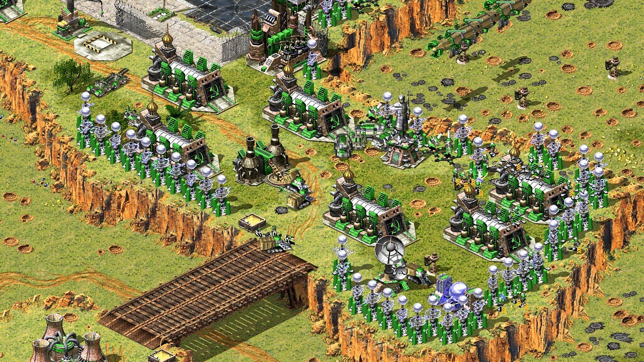 Red alert 2 | extra hard Ai | 7 vs1 soviet | outpost valley map - YouTube