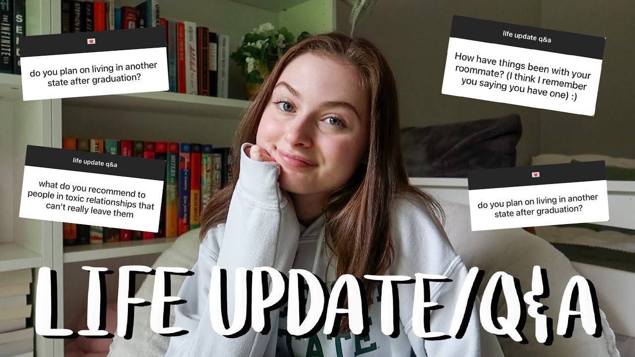 life update + Q&A! current reads, career plans, & new projects - YouTube