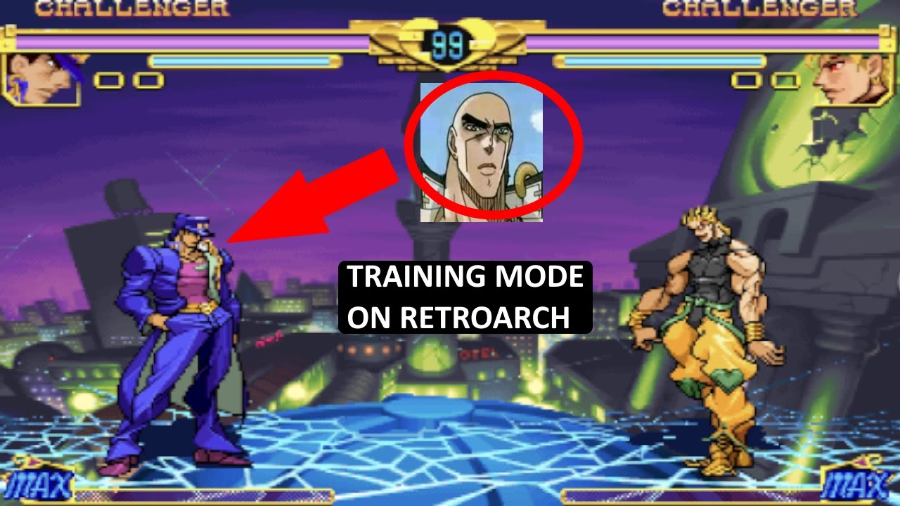 How to get training mode in jojo Heritage For the Future on RetroArch ...