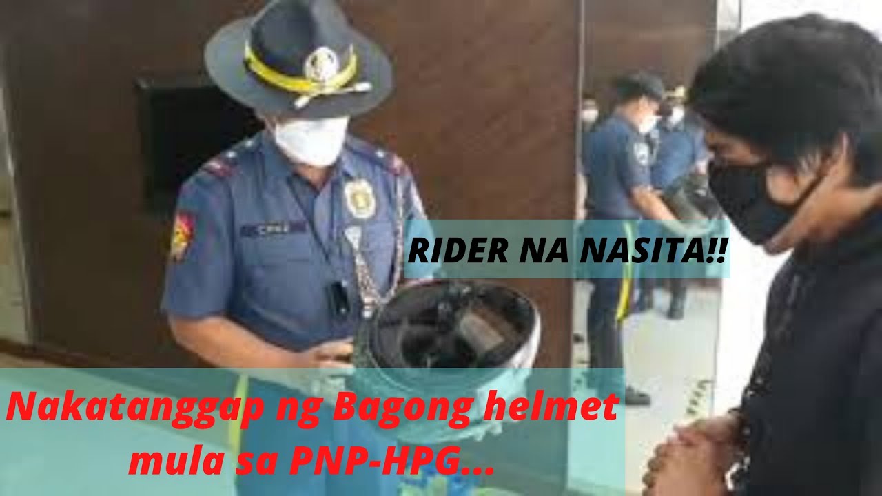 PNP-HPG NAMIGAY NG HELMET SA NASITANG RIDER - YouTube