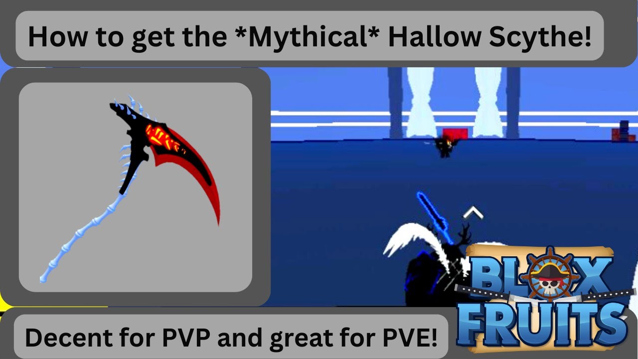 How to Get the *MYTHICAL* HALLOW SCYTHE - Roblox Blox Fruits - YouTube