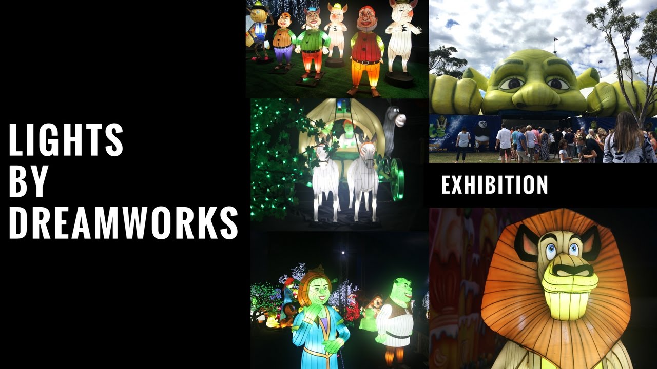 EXHIBITION: Lights By Dreamworks - YouTube