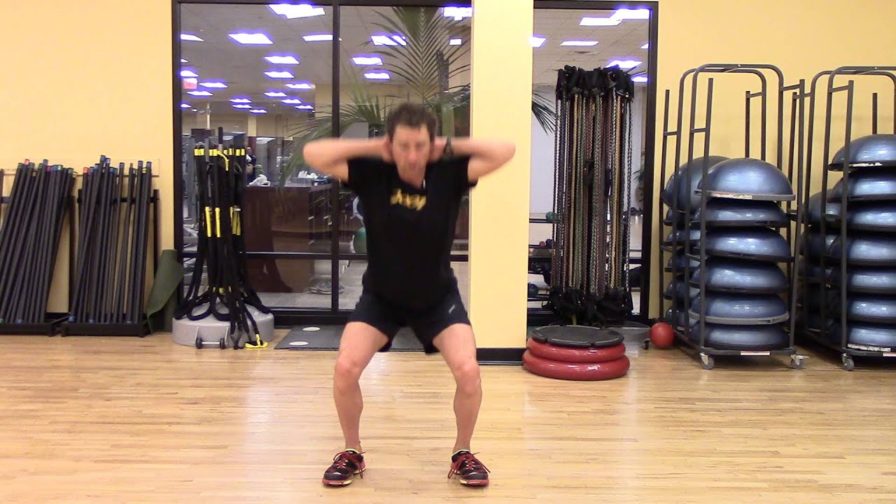 PRISONER SQUAT EXERCISE: (strength) (squat) - YouTube