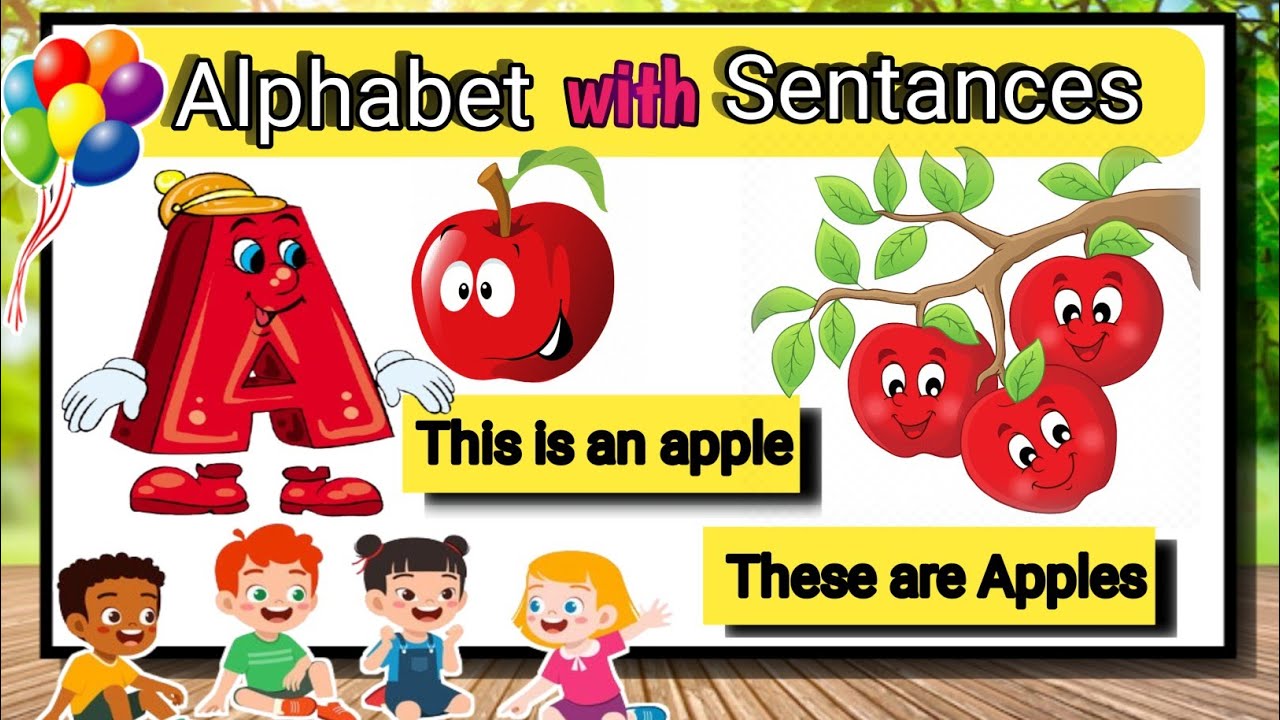 Alphabet sentences for kids/Alphabet with sentences/These and This ...