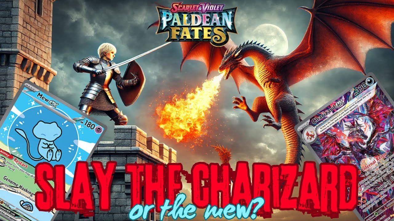 Charizard Guards his Paldean Castle! Can we slay the beast from Pokemon ...