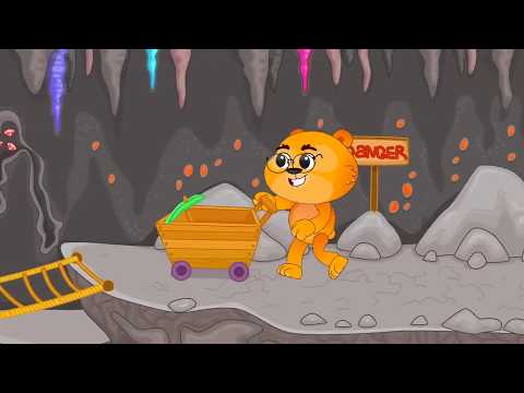 Mega Gummy Bear Mummy Sarcophagus in Underground   Cartoons for Kids