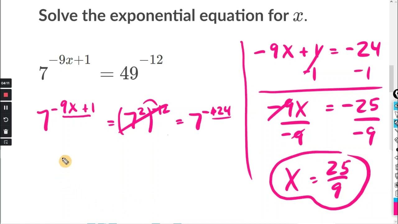 Solve Exponential Equations Using Exponent Properties Khan Academy solve-exponential-equations-using-exponent-properties-khan-academy