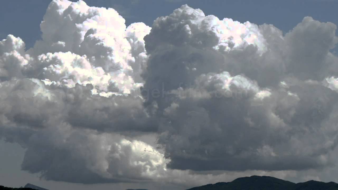 Cumulus Wolken Zeitraffer / cumulus clouds time-lapse - YouTube