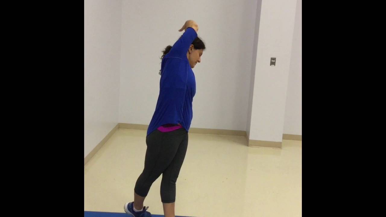 Trunk Side Bending Mobilization Stretch - YouTube