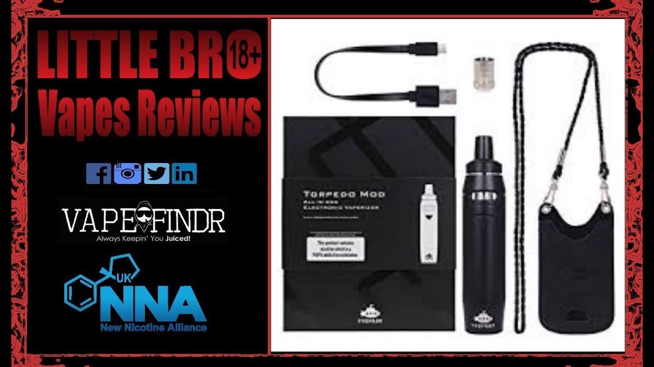 torpedo mod tpd starter kit from GS BY little bro vapes reviews - YouTube