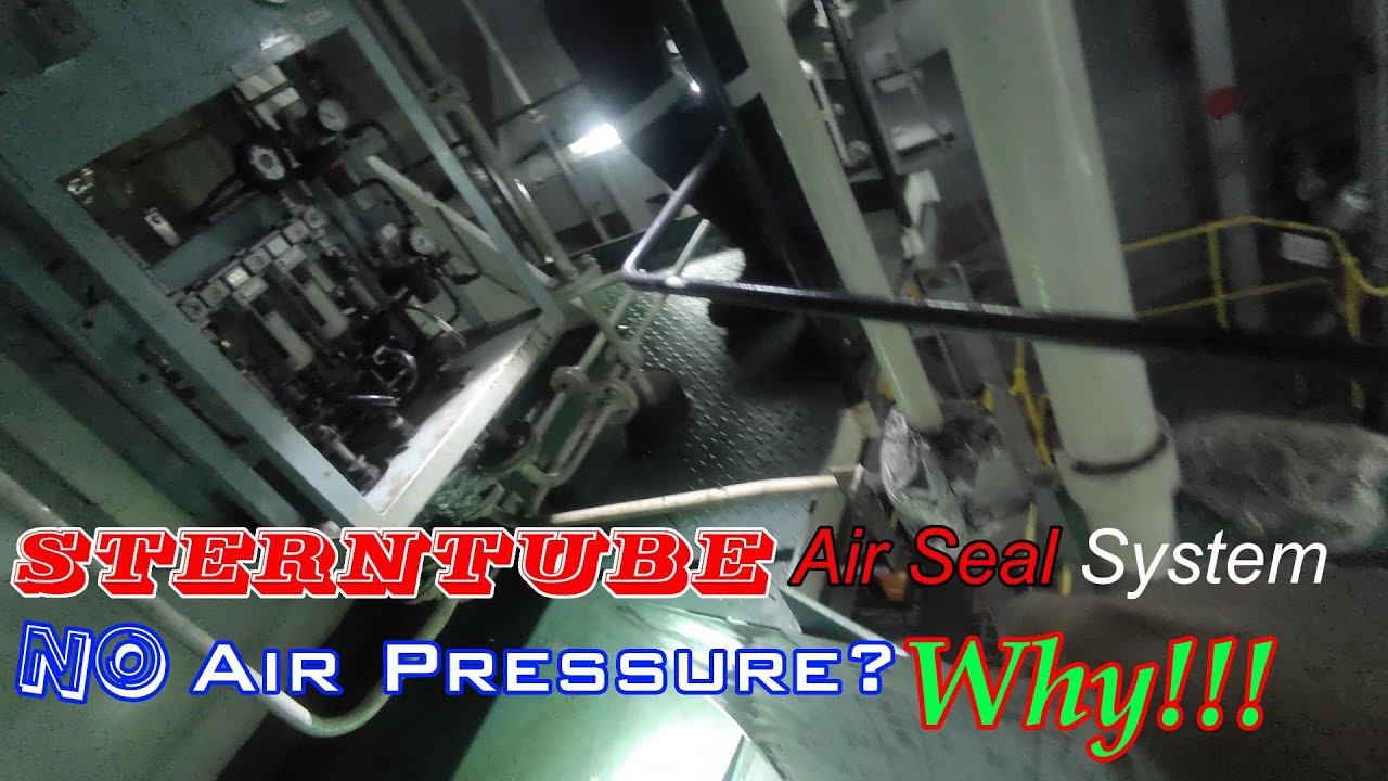 how to check the air supply of stern tube air seal - YouTube