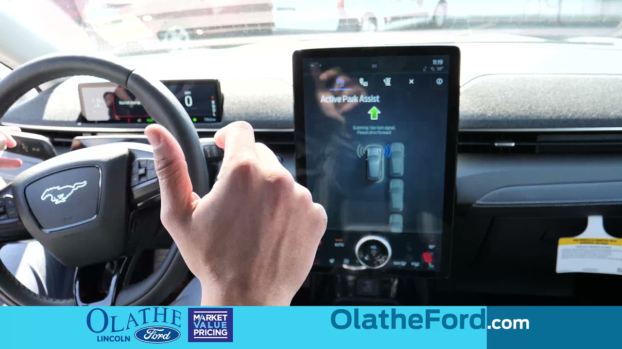 2021 Ford Mustang Mach E: Center Console and Park Assist - YouTube