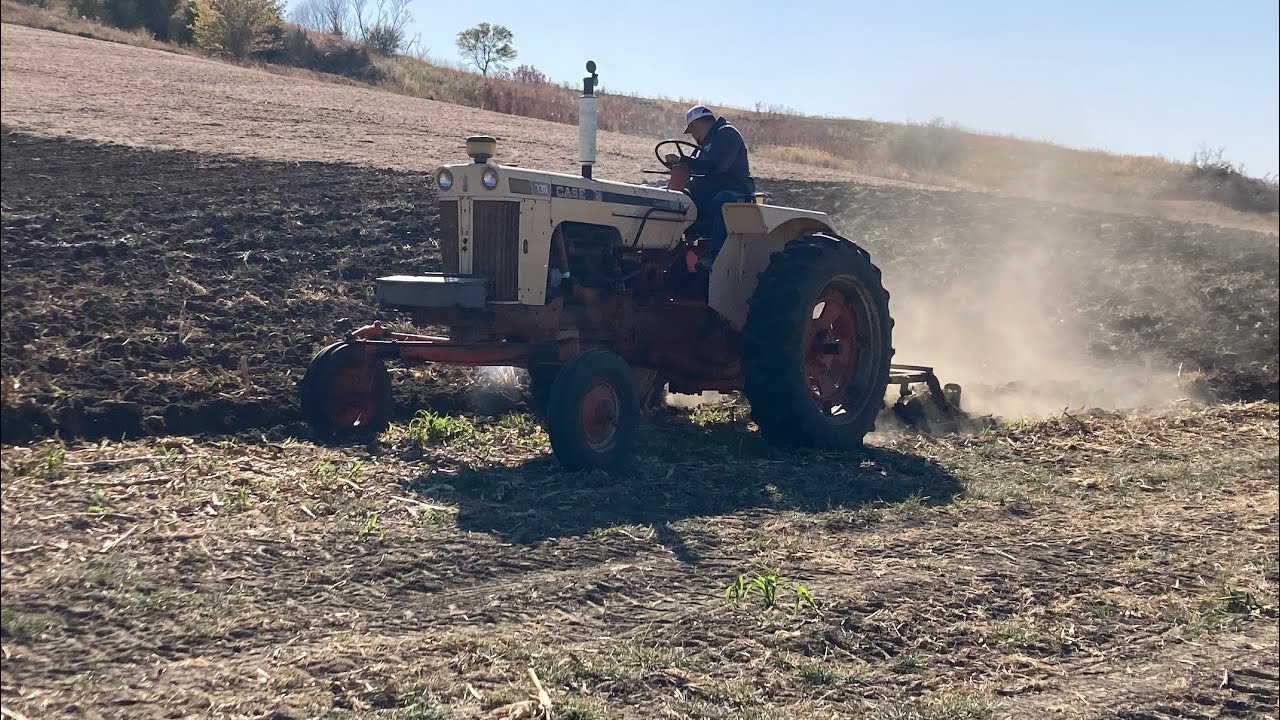 Case 730 plowing with 3 bottom BER plow - YouTube
