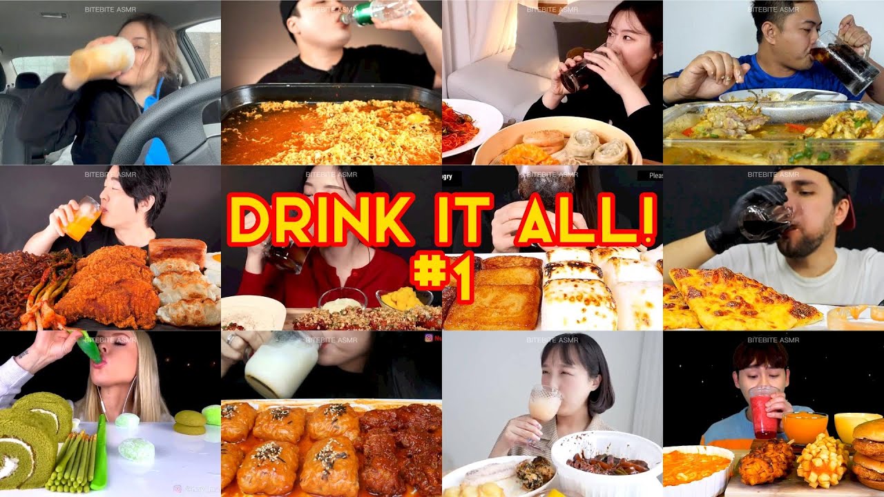 EVERY BITE FROM MUKBANGERS #10 - YouTube