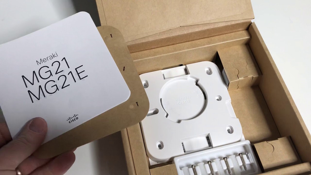 Meraki MG21 unboxing (Cisco) - YouTube