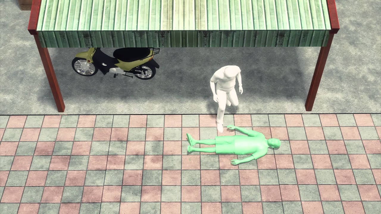 Surviving fall: Malaysian man falls from building and survives - YouTube